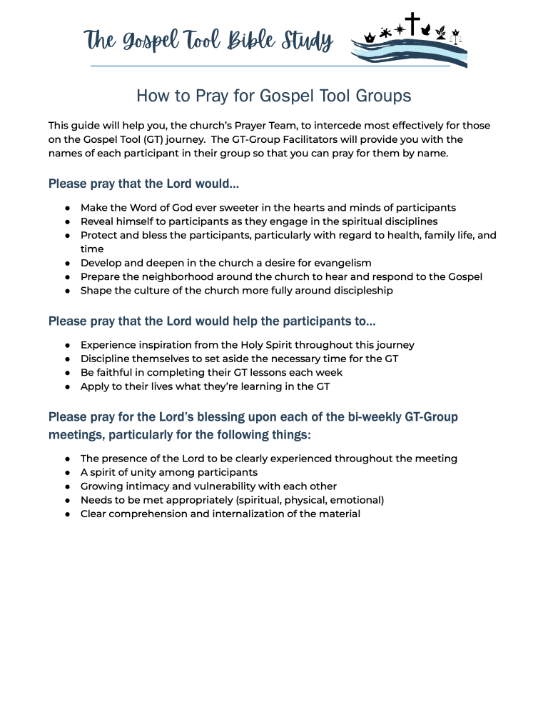 Resources – The Gospel Tool